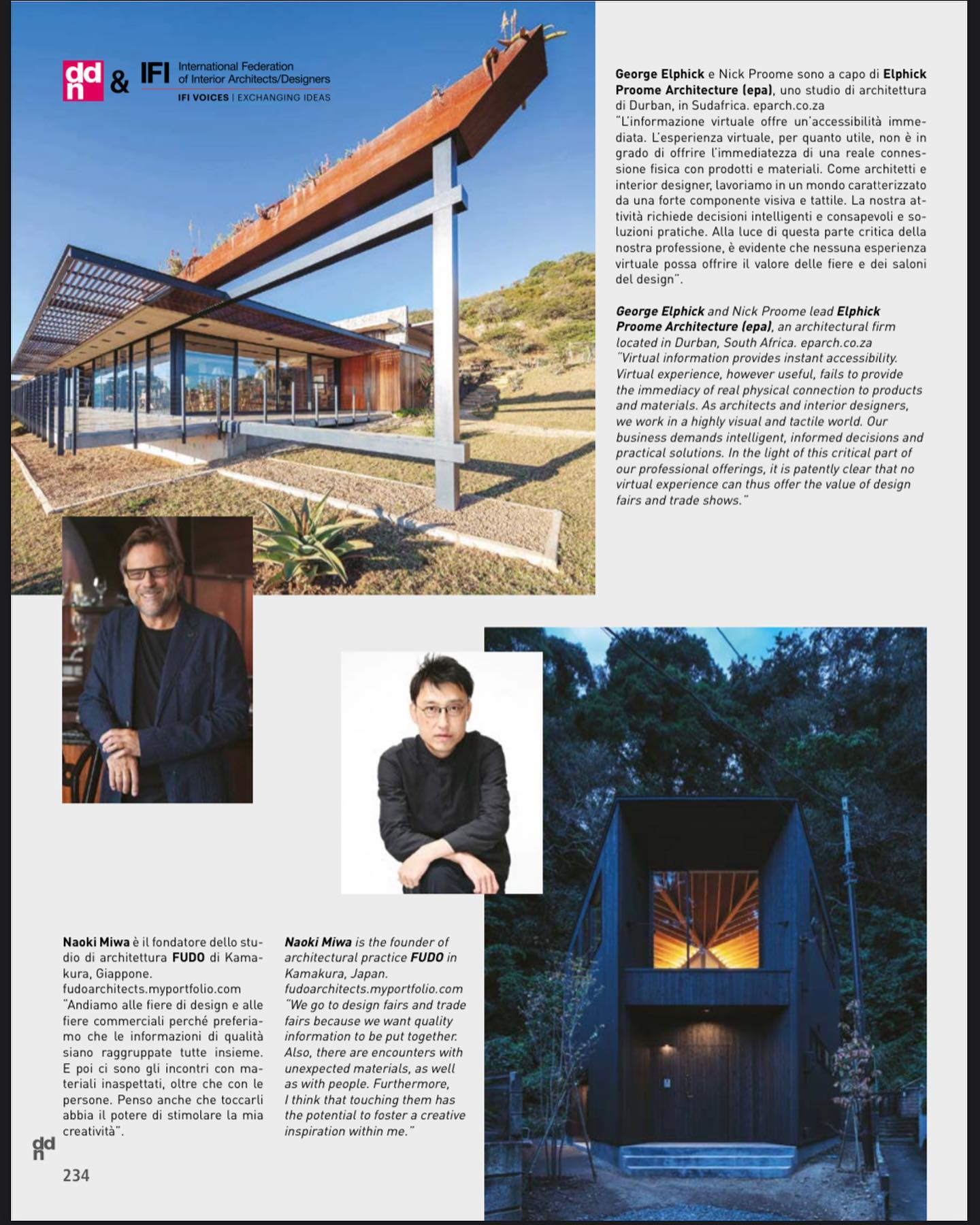 Our product was featured in the Italian interior magazine “DESIGN ...